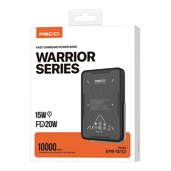 Phụ Kiện - Accessories :: Pin Dự Phòng :: Pin Dự Phòng Recci RPB-W32 10.000mAh - New - Nguyên Box